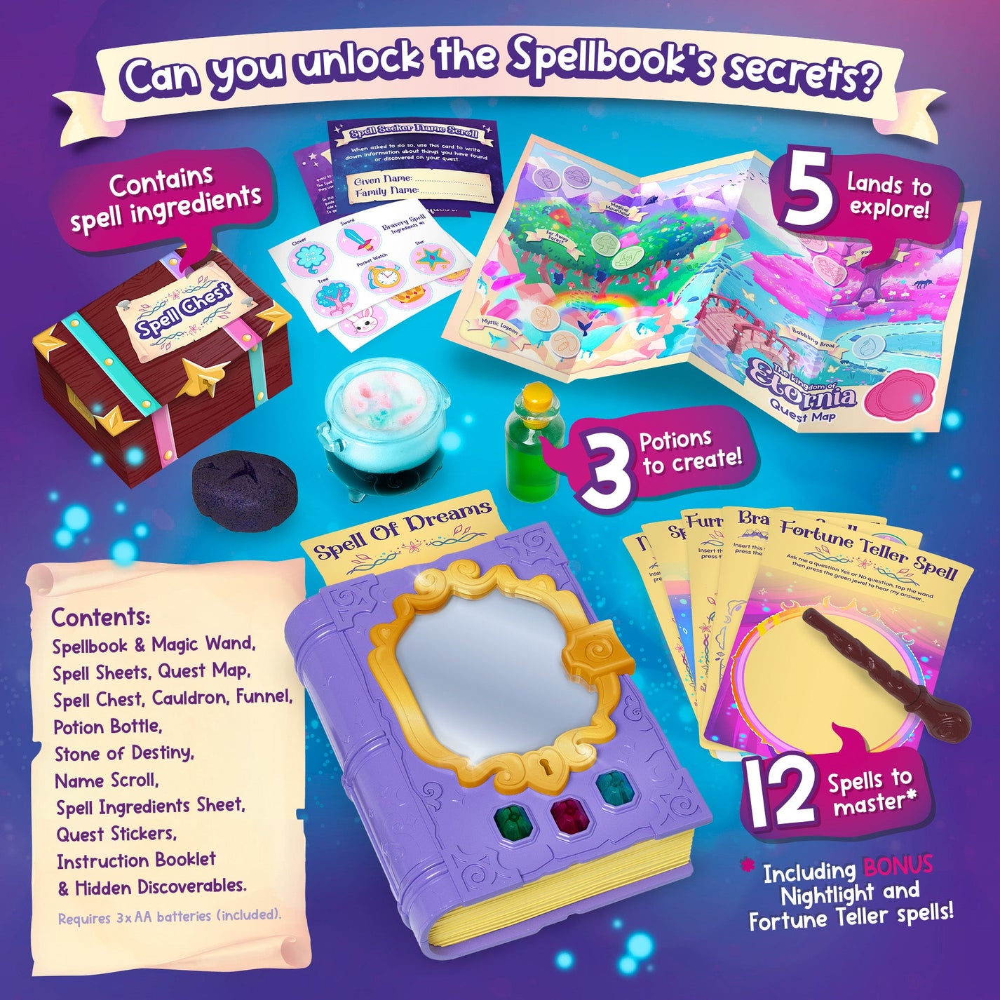 Spell Seekers Interactive Talking Spellbook – John Adams