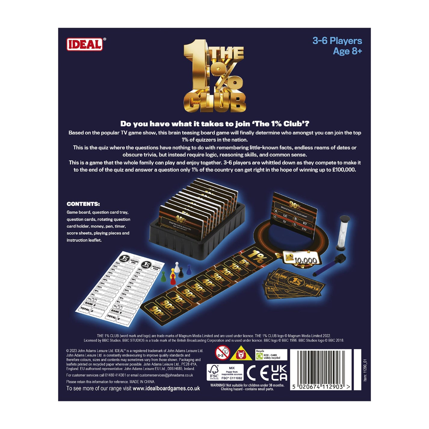 The 1% Club Board Game – John Adams