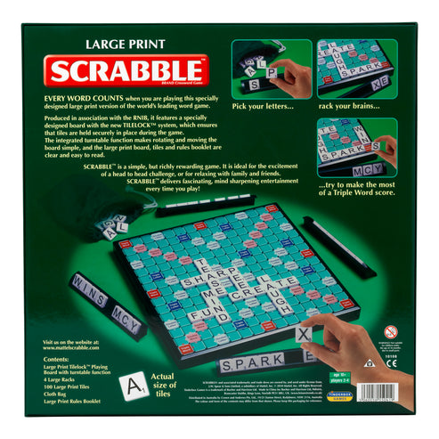 Large Print Scrabble Word Game – John Adams