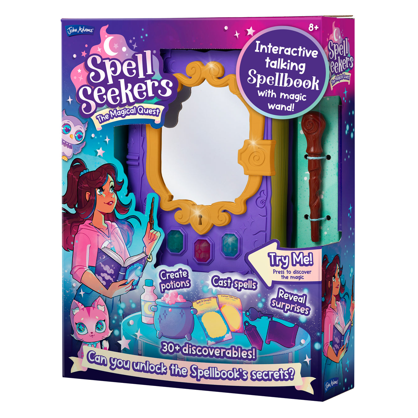 Spell Seekers Interactive Talking Spellbook – John Adams