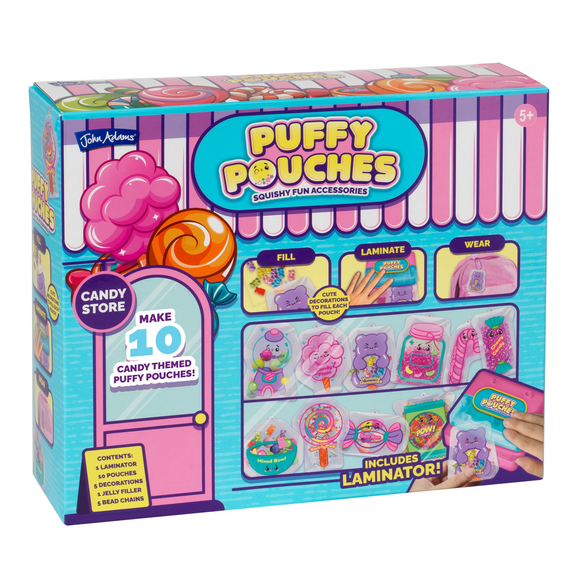 Puffy Pouches Themed Set - Candy Store – John Adams