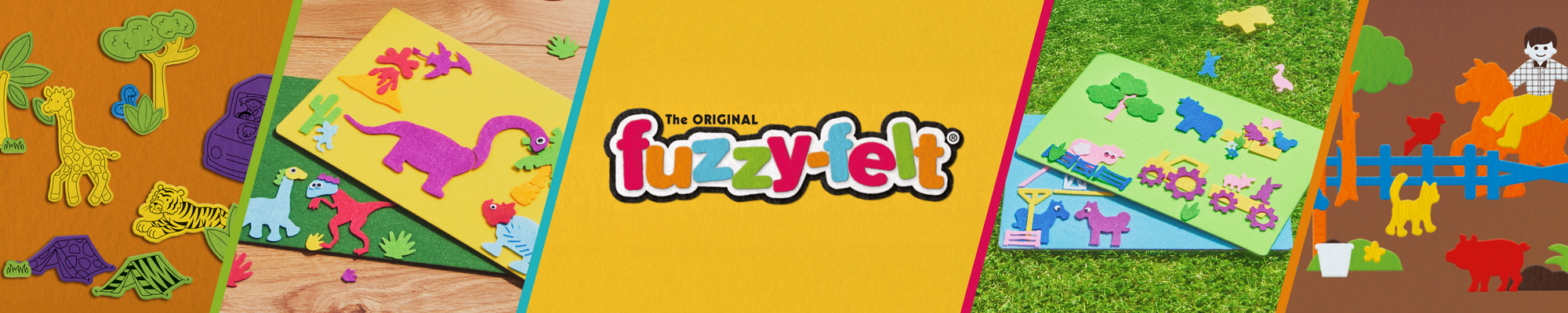 Fuzzy Felt Sets – Classic Creative Play for Kids – John Adams